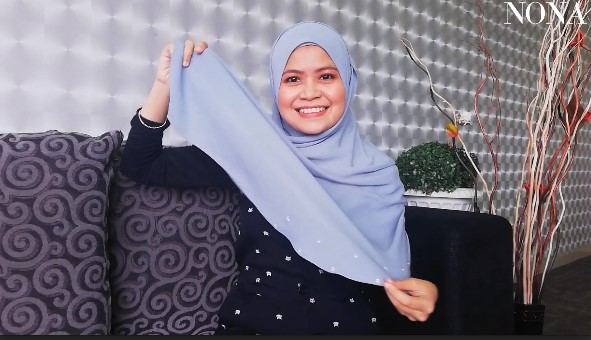Guna 3 Jarum Peniti Je Dah Boleh Dapat Stail Shawl Mudah & Cantik Macam ...