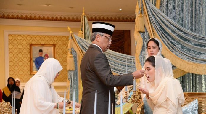 Manis & Berseri-seri Tengku Puteri Iman Afzan Ketika Istiadat Menempah ...