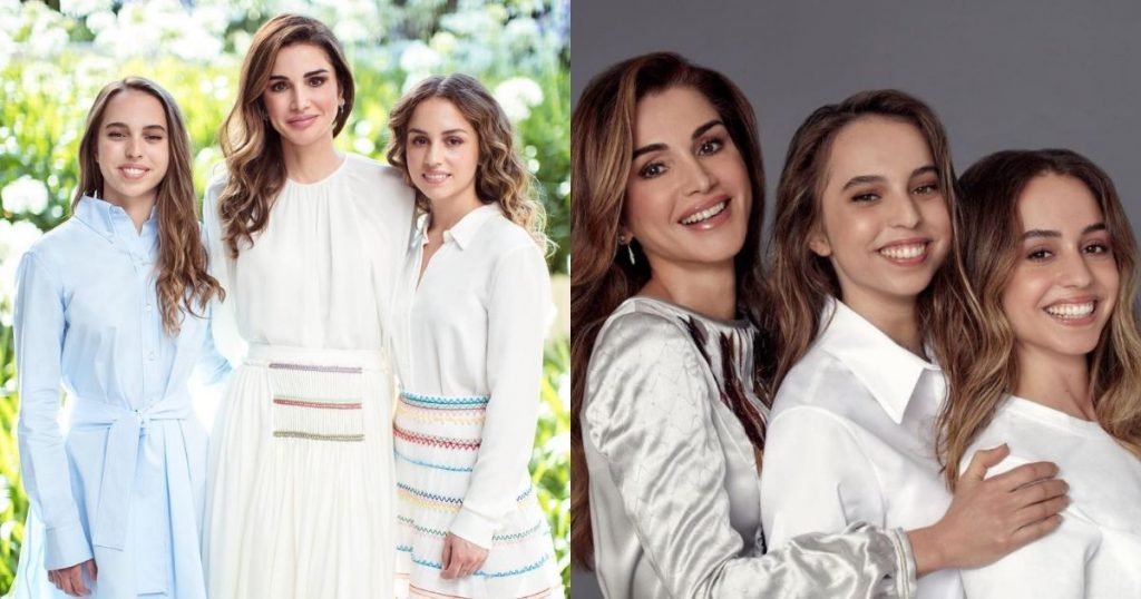 Cantik Di Samping 2 Puteri Tersayang, Queen Rania Kekal Menawan Di Usia 50