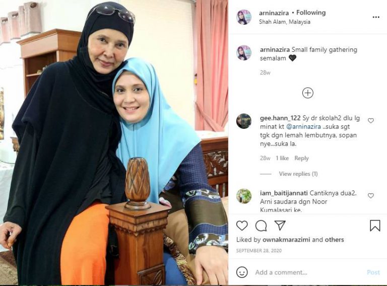 “Auntie Noor Sangat Peramah” ARNI NAZIRA & NOORKUMALASARI Punya Pertalian Keluarga