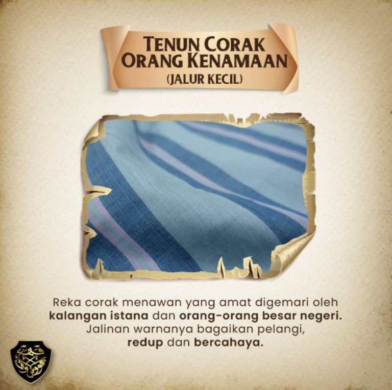 Tenun Pahang Diraja Cantik Penuh Pesona Serta Terselit Simbolik ...