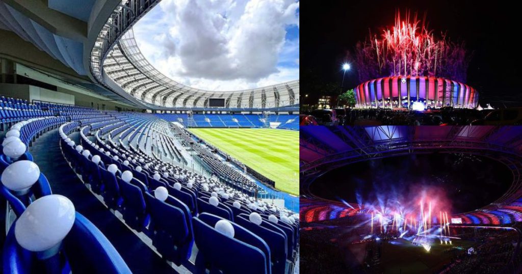 Gah, Bertaraf Antarabangsa, Diterangi Lampu LED & Laser, STADIUM SULTAN ...