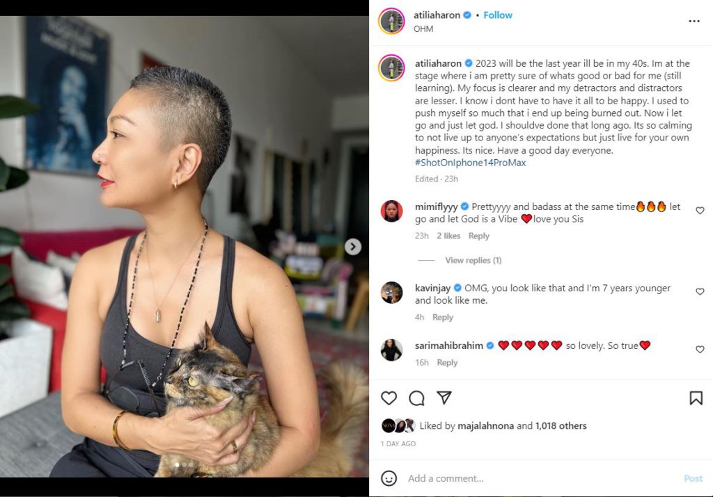 Tahun Terakhir Dalam Lingkungan 40-an, Kini ATILIA HARON Pilih Hidup ...