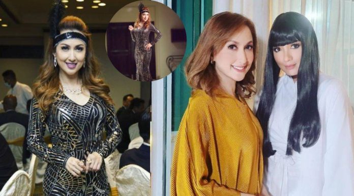 Pakai Dress Gatsby, Ramai Puji DATIN SERI MARIA FARIDA Cantik Macam ...