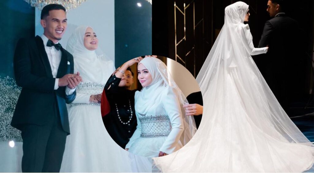 Classy, Sopan & Tak Sarat. Persalinan SITI HAJAAR Ketika Resepsi ...