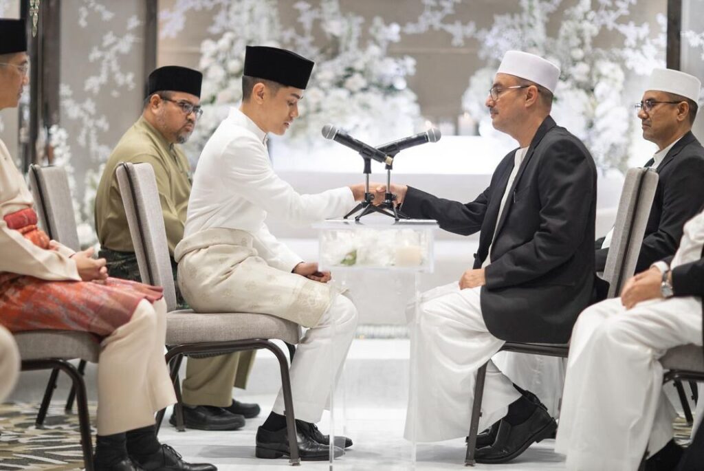 Majlis Akad Nikah Indah & Sempurna, Anak Lelaki Dato’ Seri Azmin Ali ...