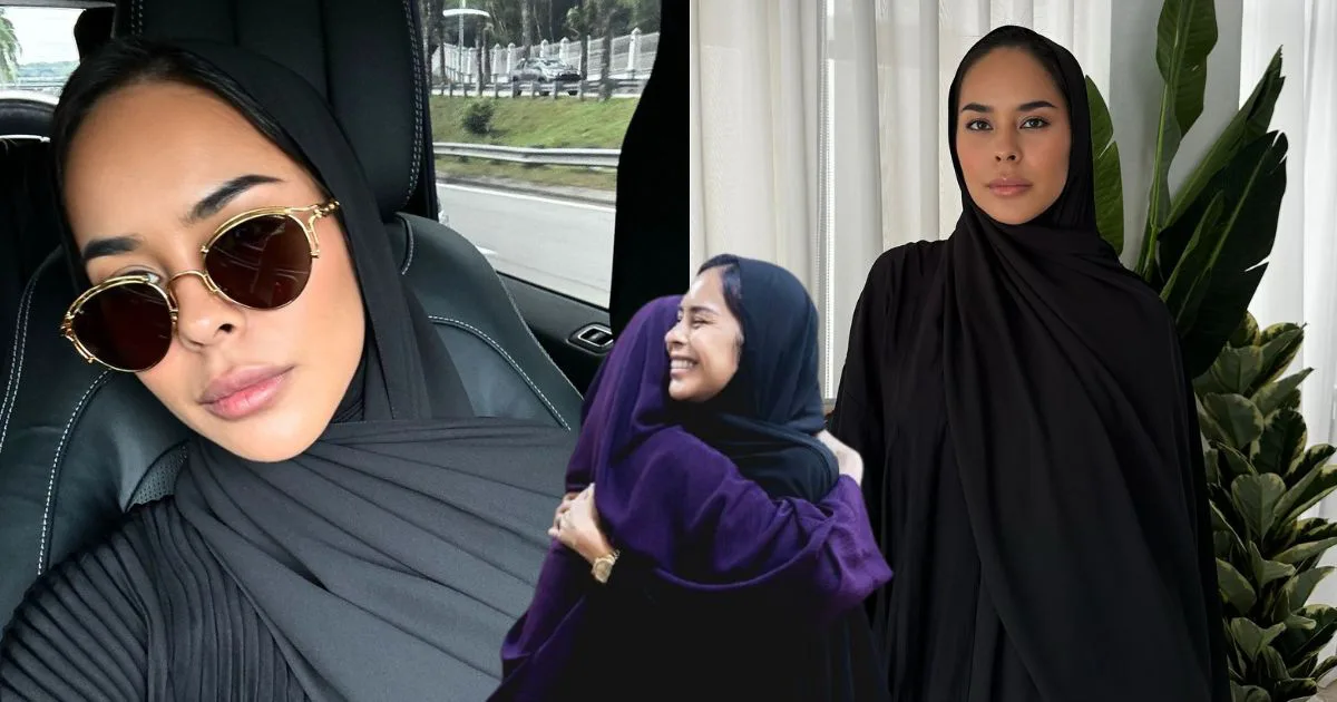 Cantik Berjubah & Berselendang, Kim Raymond Peluk Islam!
