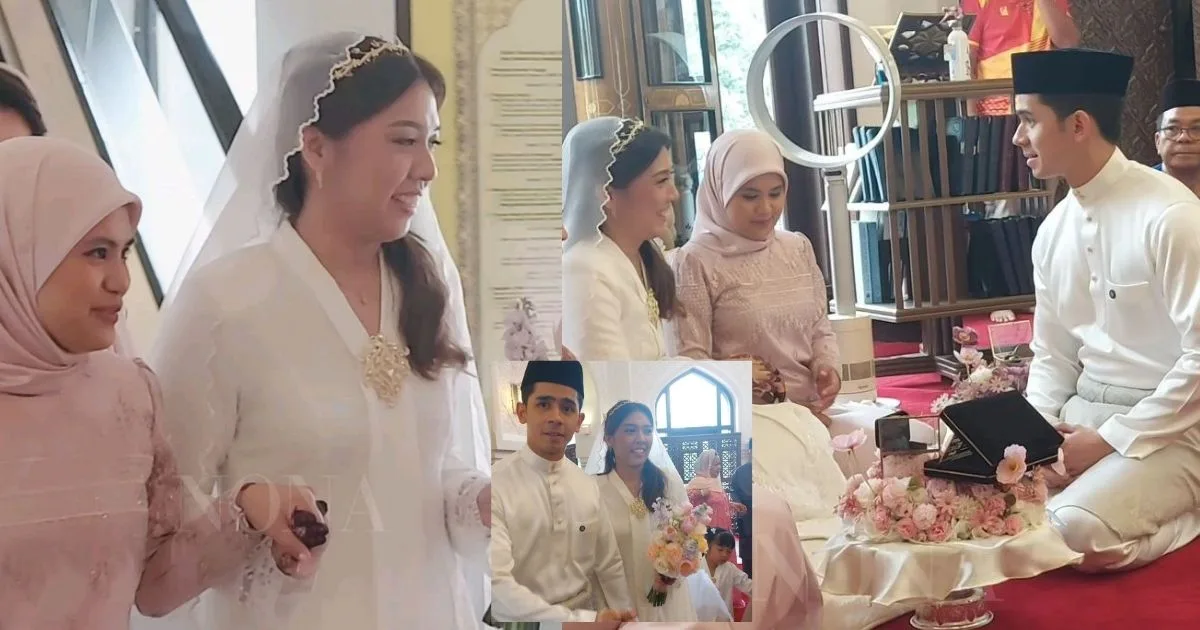 Dengan Sekali Lafaz, Siti Sarah Sah Jadi Isteri Pramugara!